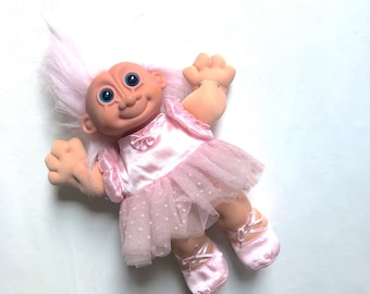 Ballerina Troll Doll | Etsy