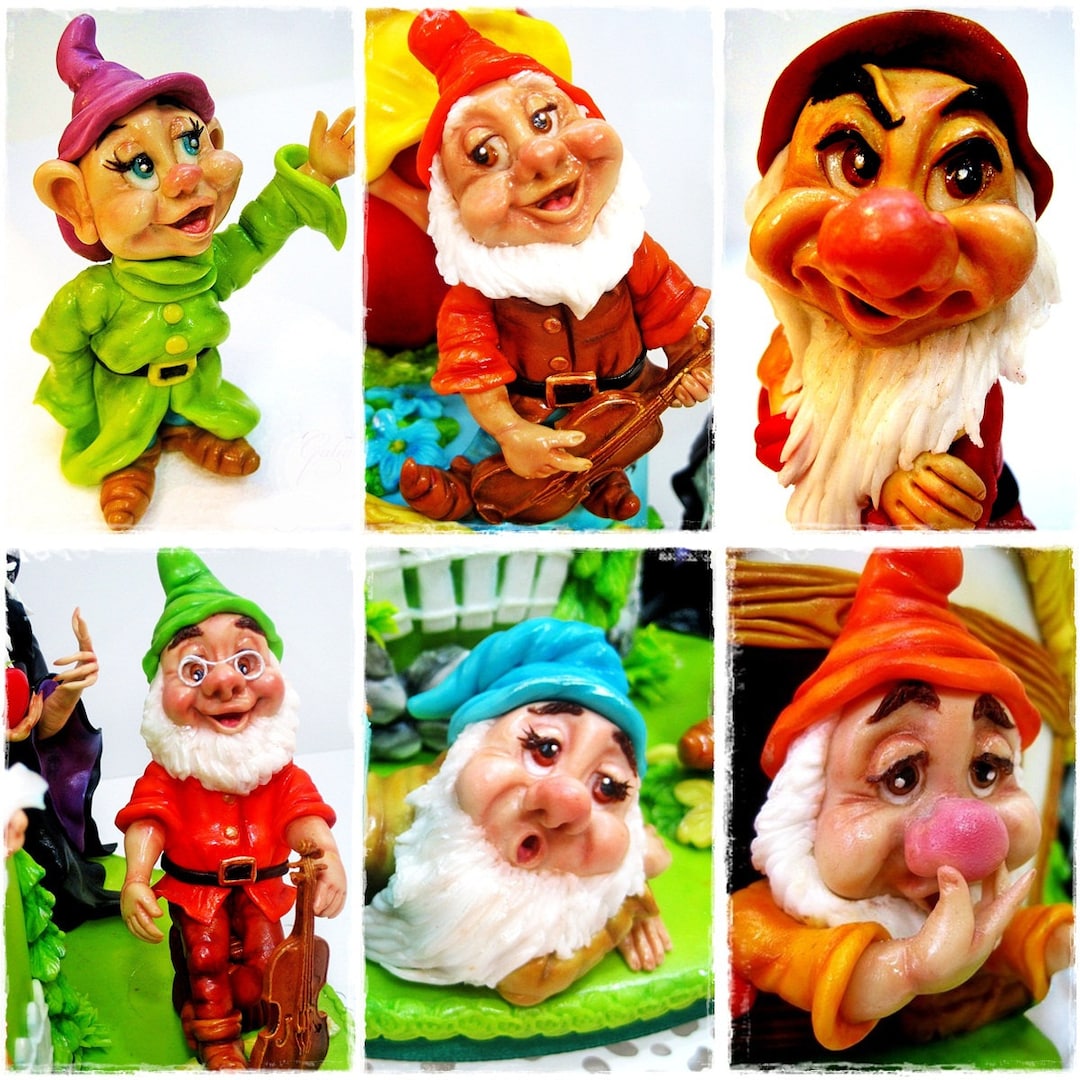 Set Faces 7 Dwarfs / Silicone Mould - Etsy