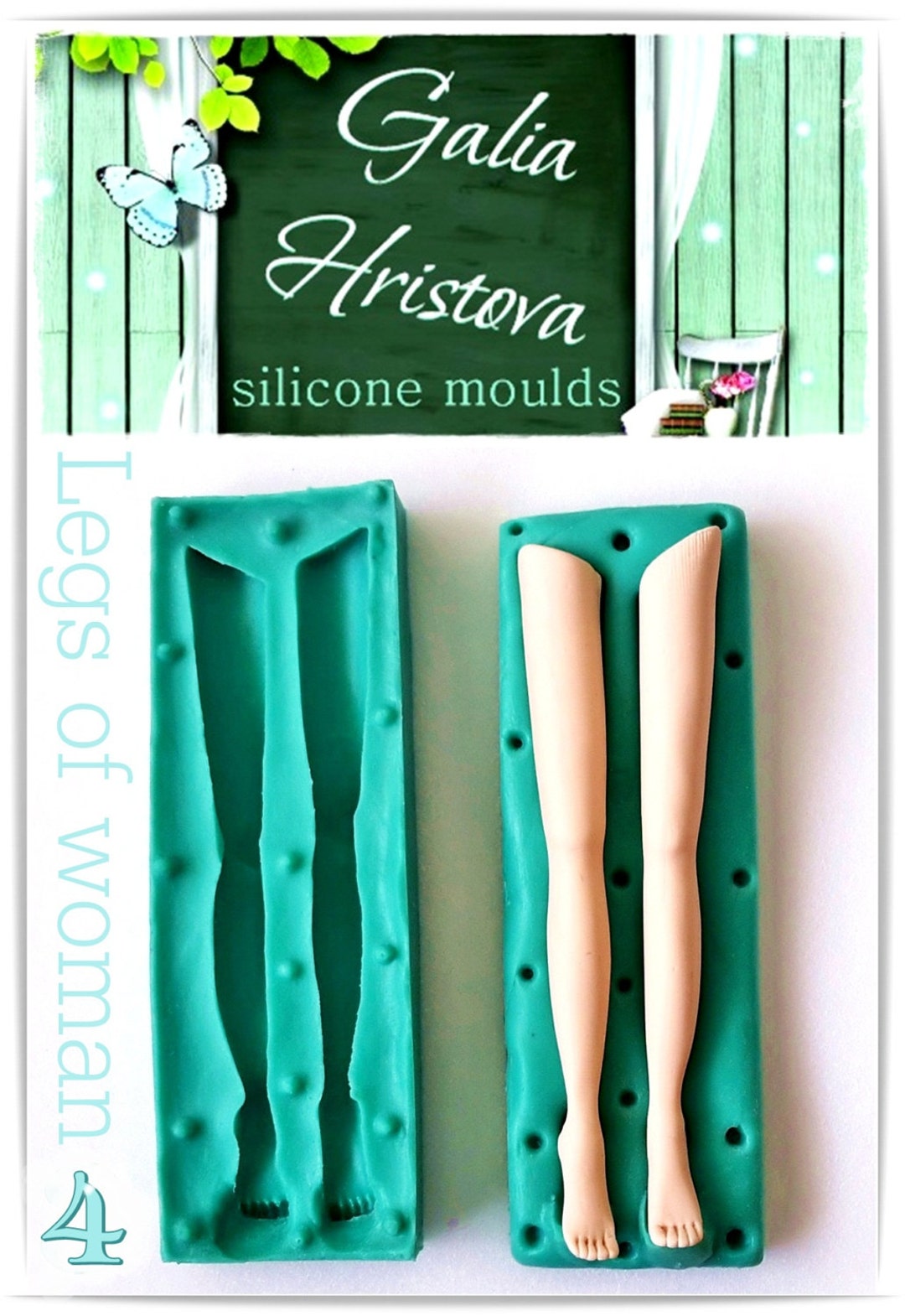 Silicone Mould ... LEGS OF WOMAN - Etsy Denmark