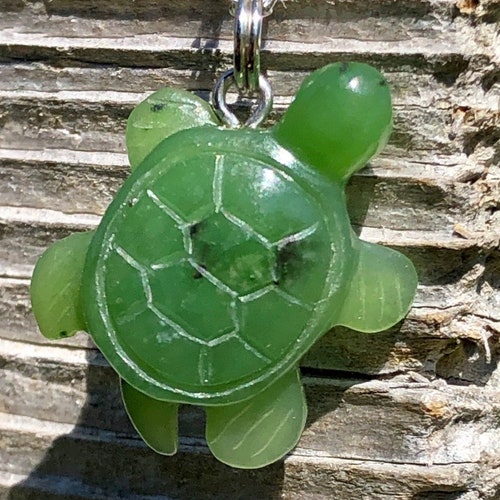 Jade Turtle Pendant Canadian Jade 20mm - Etsy