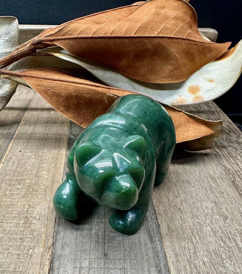 3" Canadian Jade Bear Walk Figurine - Etsy