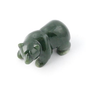 Canadian Jade Bear Walking - Natural Jade - Jade Figurine - Etsy