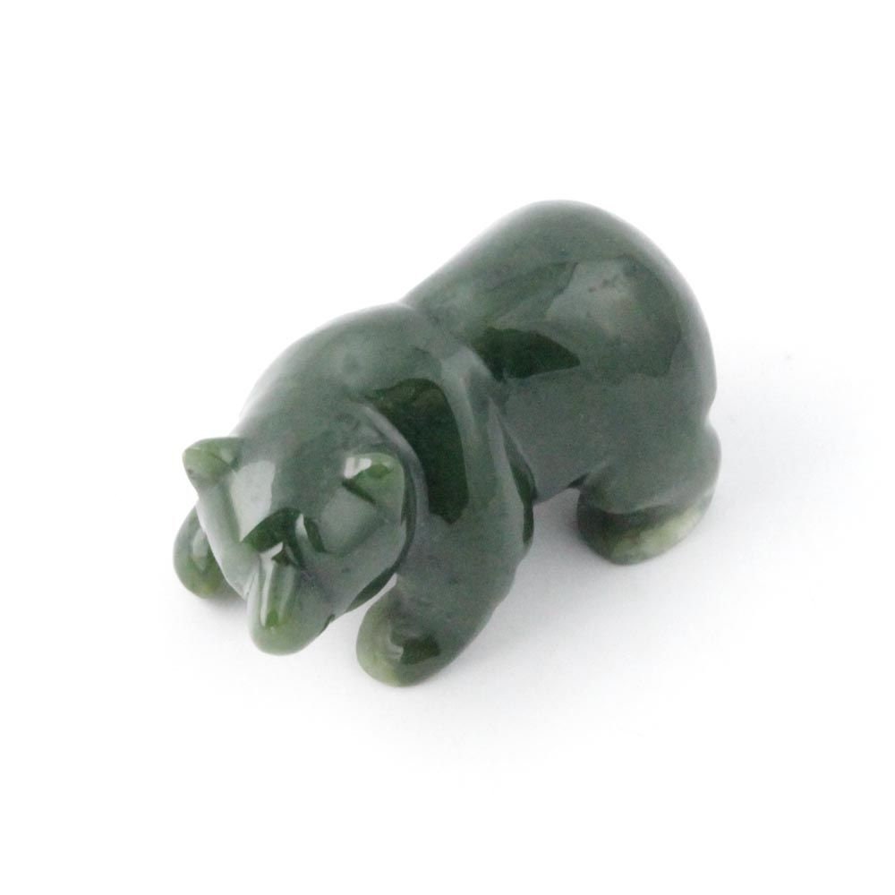 Canadian Jade Bear Walking - Natural Jade - Jade Figurine - Etsy