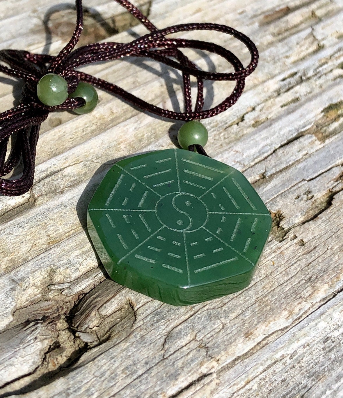 Canadian Nephrite Jade Yin Yang Pendant Jade Necklace - Etsy