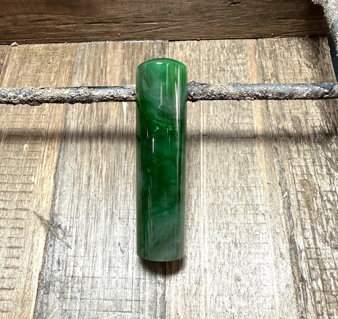 Canadian Nephrite Jade Stamp Polar Jade 100% Natural - Etsy