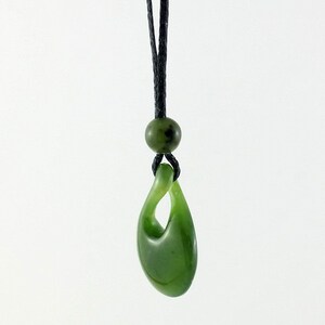 Canadian Nephrite Jade Infinity Twist Pendant Small - Etsy