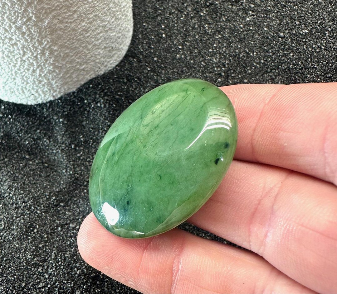 Canadian Nephrite Jade Worry Stone Natural Jade Jade Gift Authentic ...