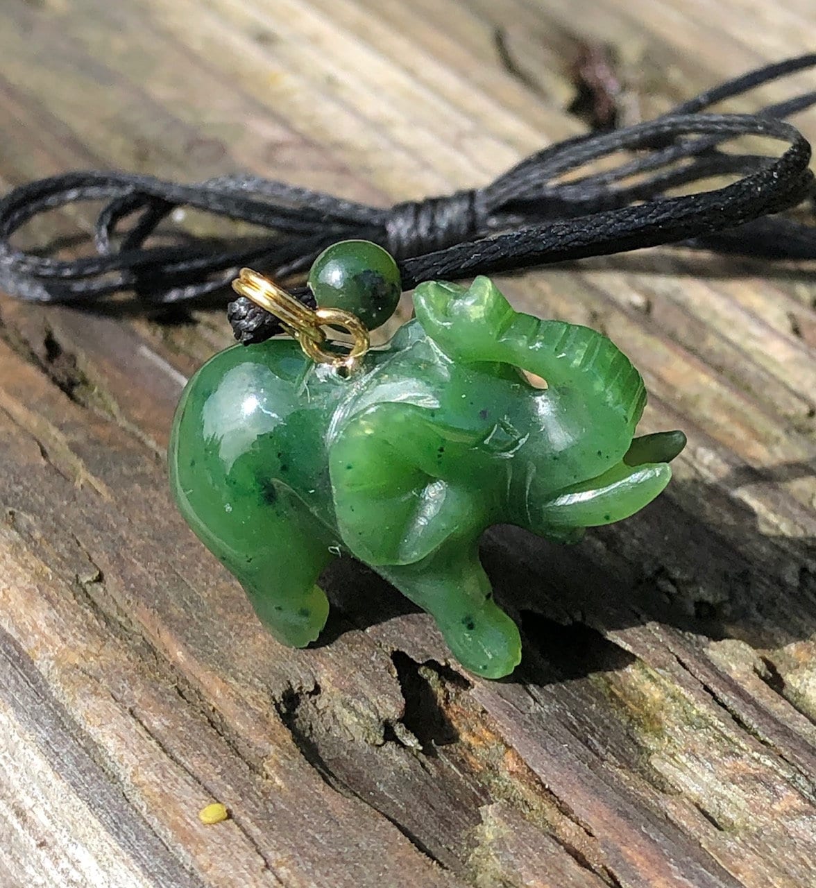 Canadian Jade Elephant Pendant Green Jade Natural Jade - Etsy Canada