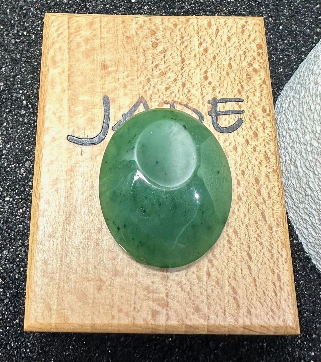 Canadian Nephrite Jade Worry Stone - Natural Jade - Jade Gift ...