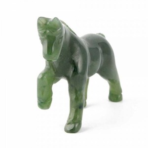 Canadian Nephrite Jade Horse - Multiple Sizes - Horse Figurine ...