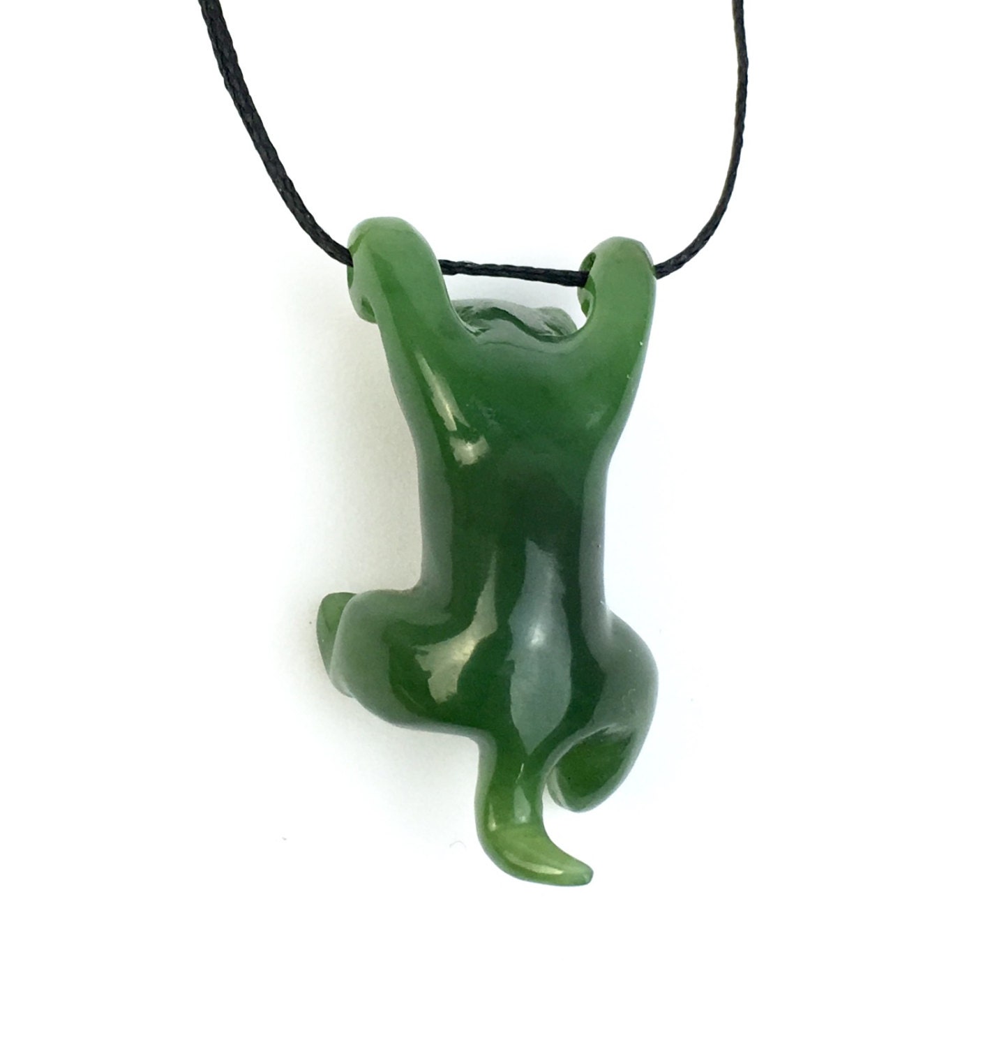 Canadian Jade Cat Pendant 3190 Green Jade Natural Jade - Etsy