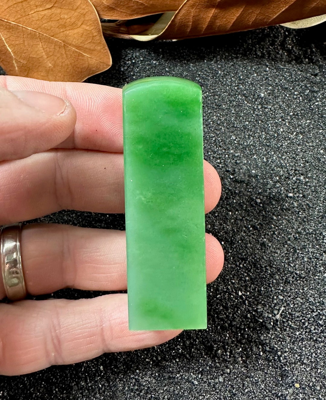 High Grade Siberian Nephrite Jade Stamp 62mm - Etsy