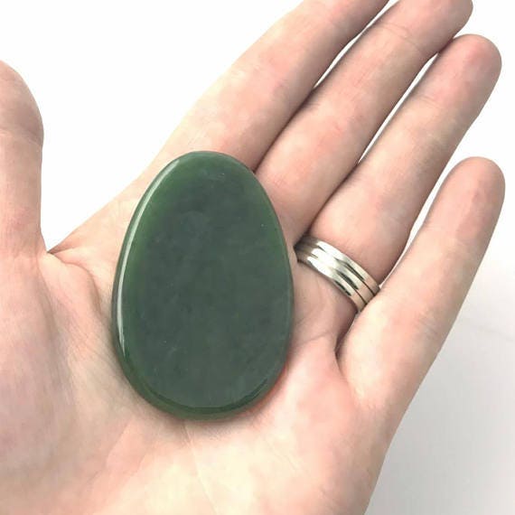 Canadian Nephrite Jade Worry Stone Natural Jade Jade Gift - Etsy