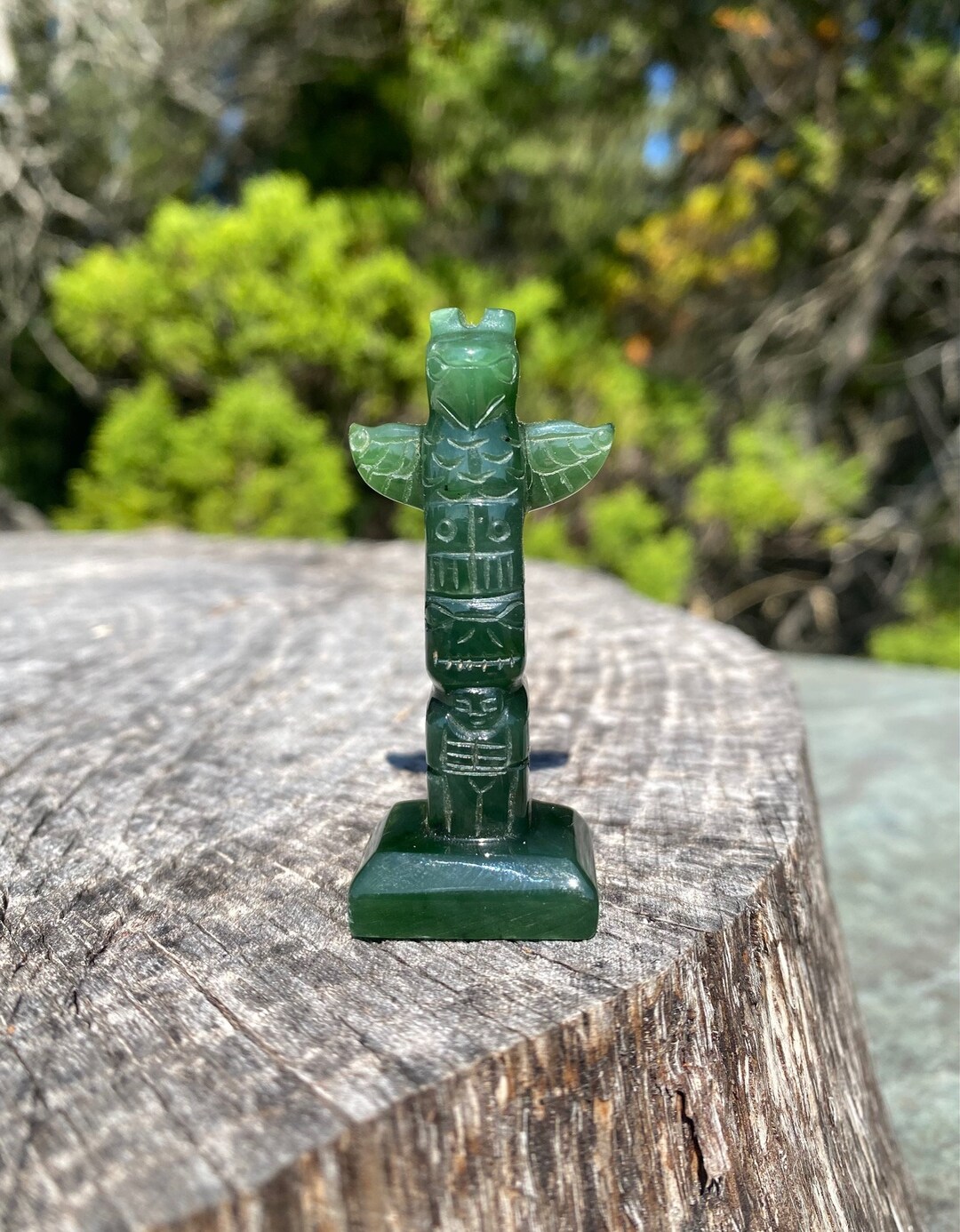 Canadian Nephite Jade Totem Pole 2 - Etsy