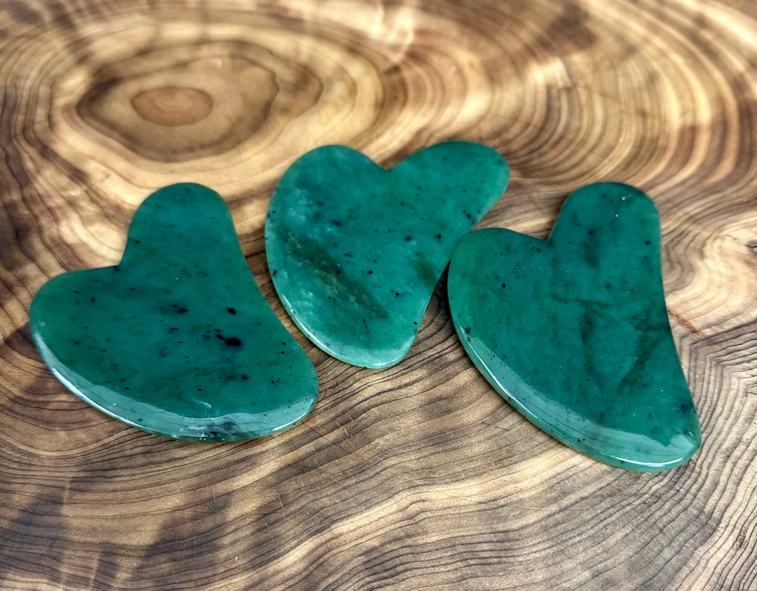 Canadian Nephrite Jade Gua Sha Facial Tool Natural Jade - Etsy