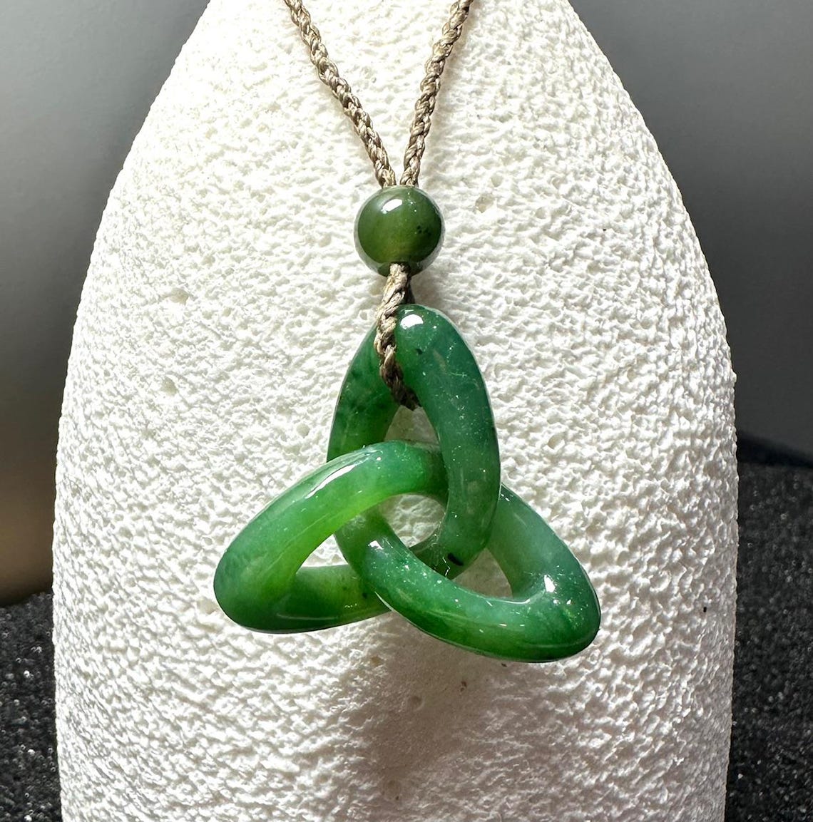 Canadian Nephrite Jade Celtic Pendant - Jade Necklace - Green Jade - Etsy