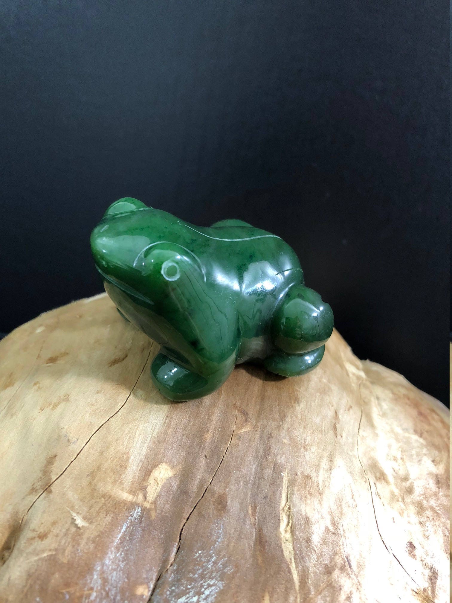 Canadian Nephrite Jade Frog - Multiple Sizes - - Etsy