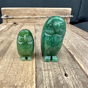 Canadian Jade Owl Carving - Multiple Sizes - 2 - Etsy