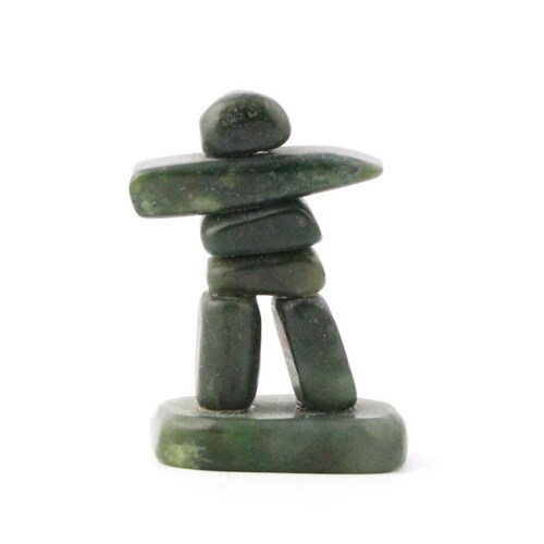 Canadian Nephrite Jade Inukshuk 3 Sizes Green Jade - Etsy
