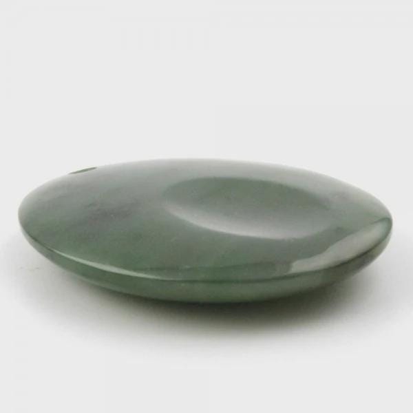 Canadian Nephrite Jade Worry Stone With a Hole - Pendant or Hand Held ...
