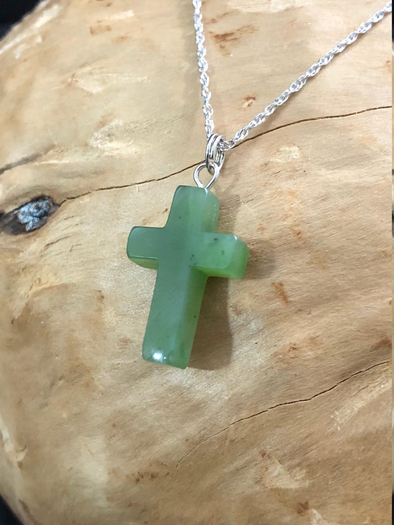 Canadian Nephrite Jade Cross 0960-7 Jade Pendant Jade - Etsy Canada