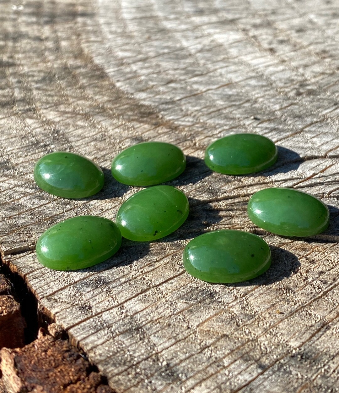 Canadian Nephrite Jade Cabochons - OVAL - Multiple Sizes - Sold ...