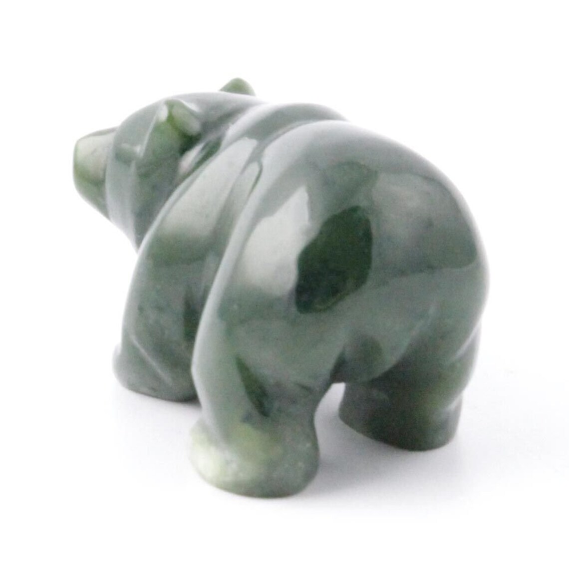 Canadian Jade Bear Walking - Natural Jade - Jade Figurine - Etsy