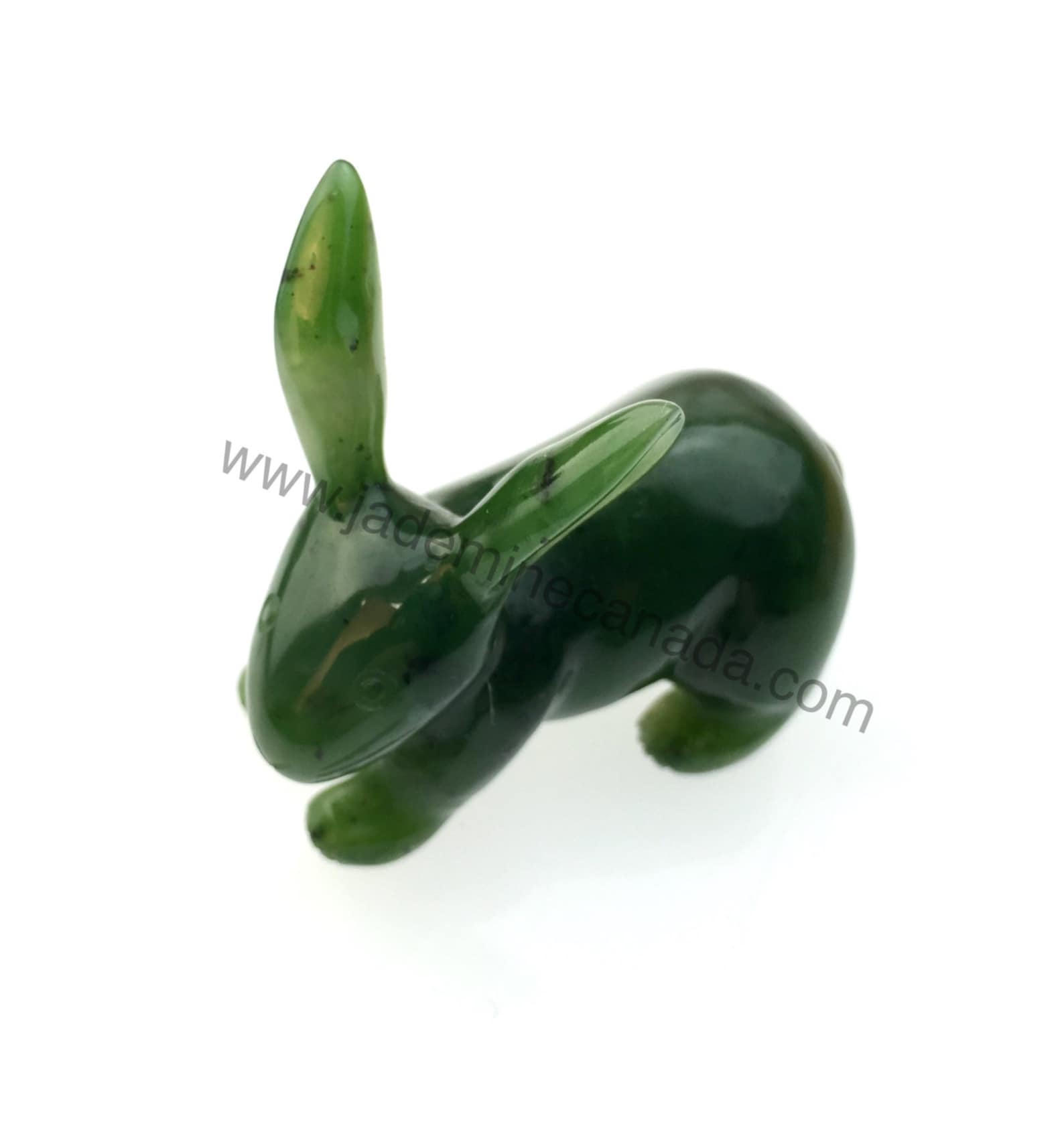 Canadian Nephrite Jade Rabbit Carving - Mulitple Sizes - Jade Figurine ...