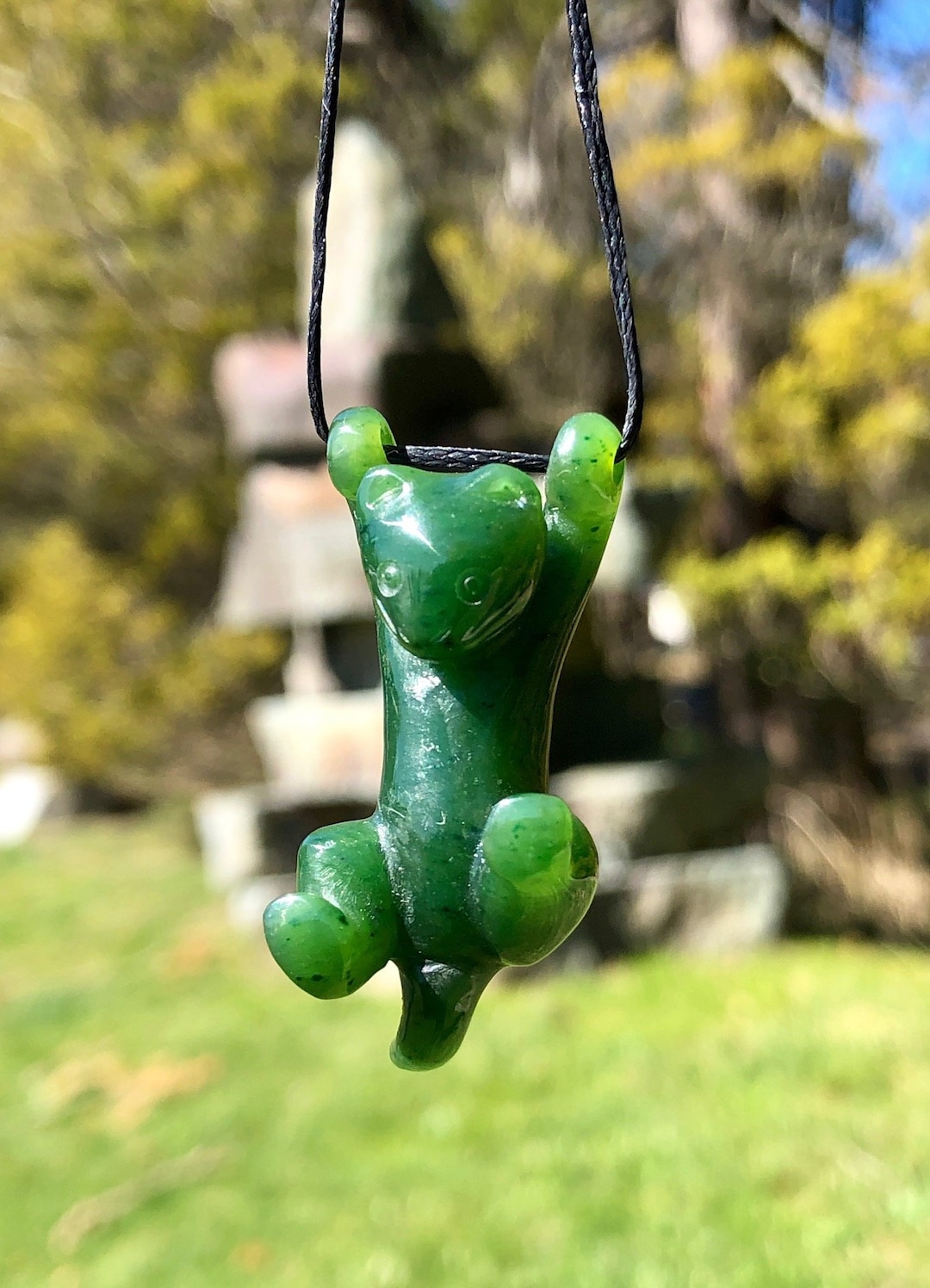 Canadian Jade Cat Pendant - 3190 - Green Jade - Natural Jade - Jade ...