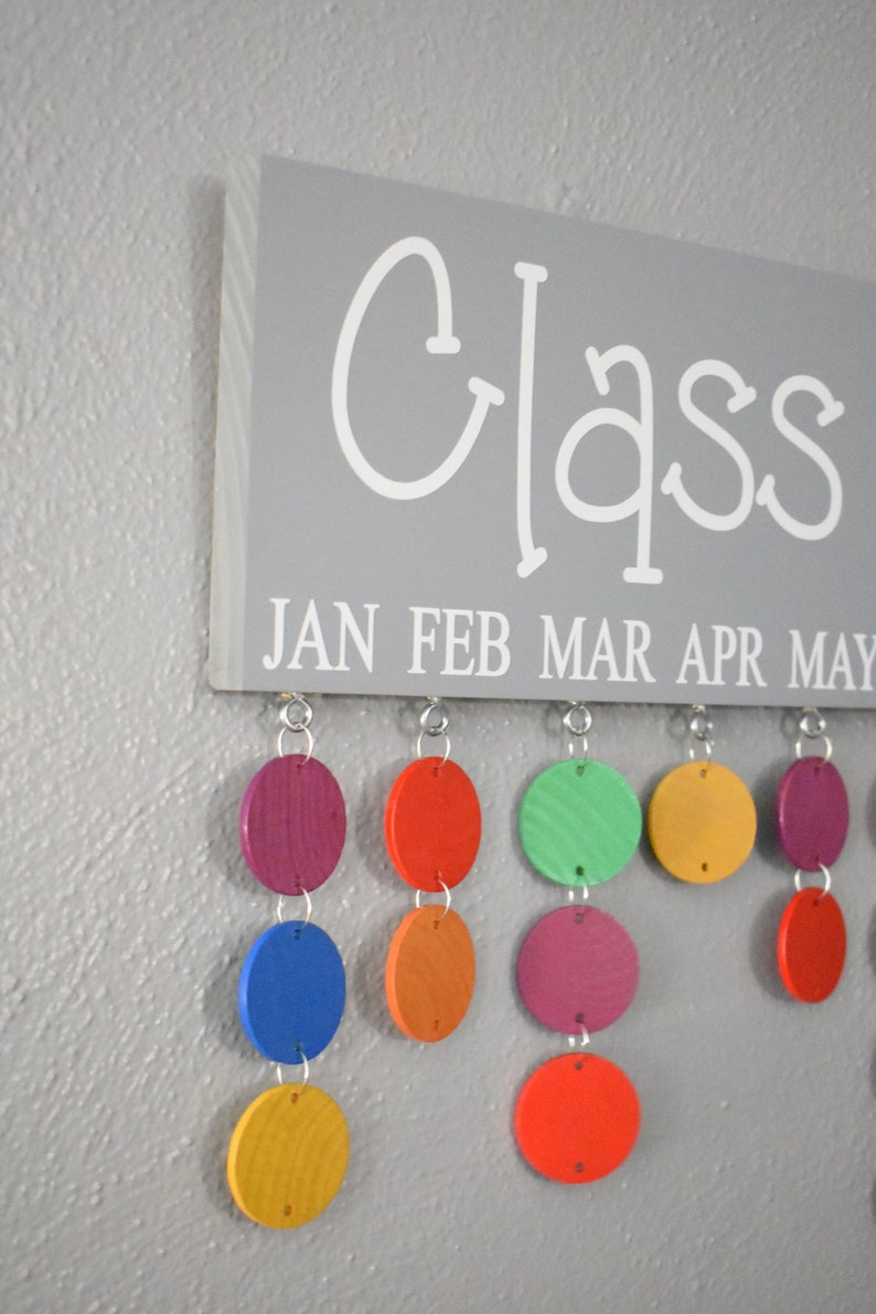 Class Birthday Sign Classroom Birthday Sign Teacher Gift - Etsy