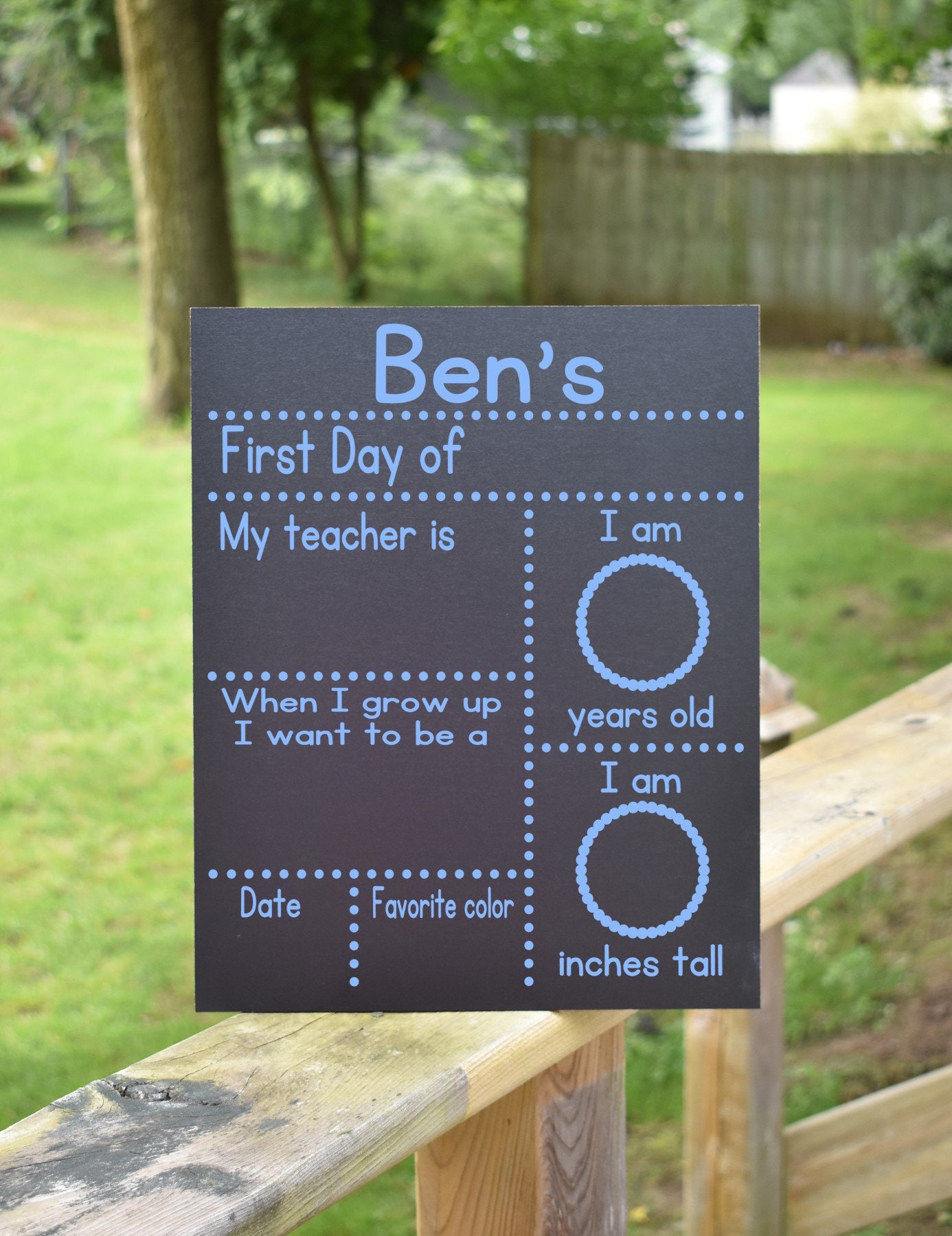 Chalkboard First And Last Day Of School Sign 1st Last Day Etsy