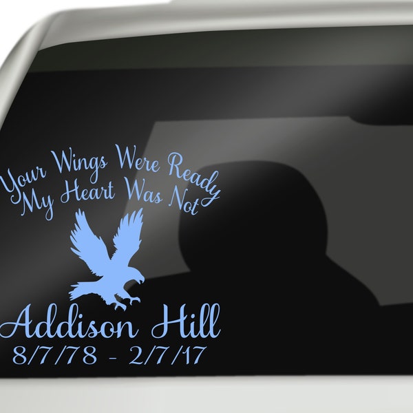Loving Memory Decal - Etsy