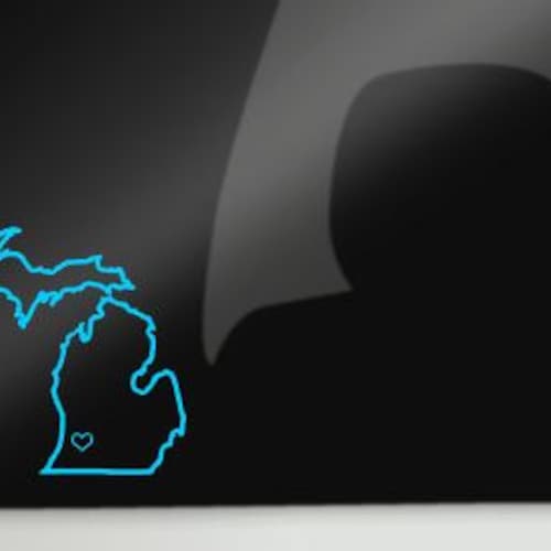 Michigan Car Decal State of Michigan Car Decal Pure - Etsy