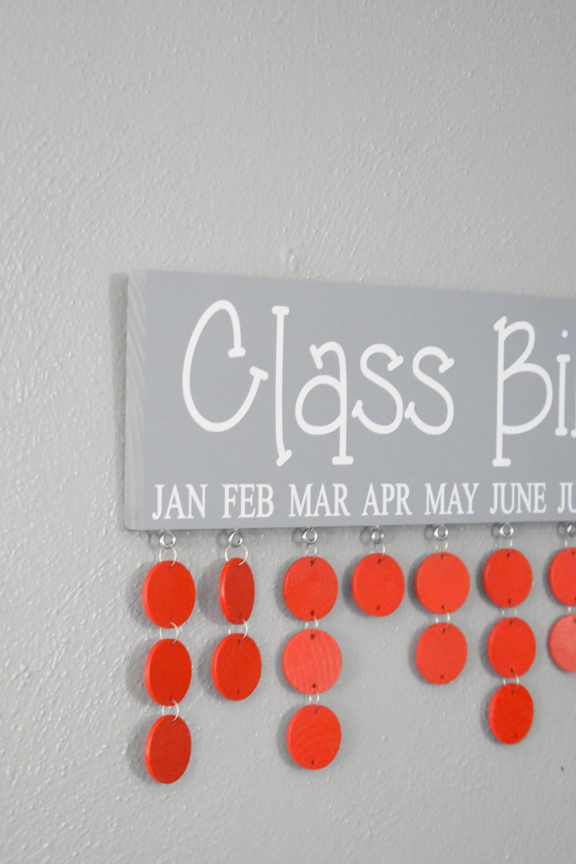 Class Birthday Sign Classroom Birthday Sign Teacher Gift - Etsy