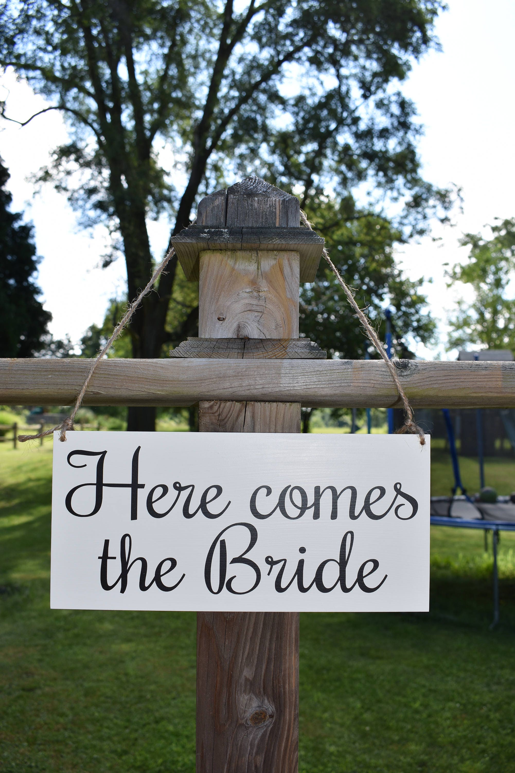 Here Comes the Bride Sign Wedding Sign Flower Girl Sign - Etsy