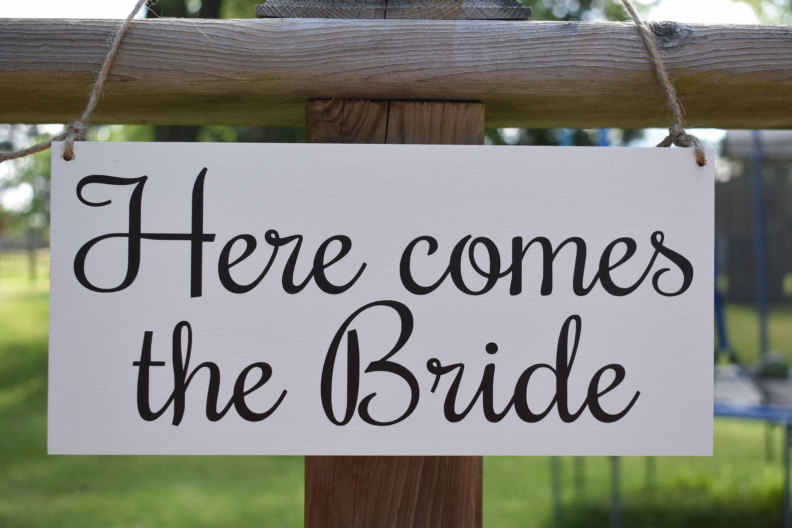 Here Comes the Bride Sign Wedding Sign Flower Girl Sign - Etsy