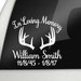 In Loving Memory Deer Decal, Remembrance Decal, in Loving Memory Decal ...