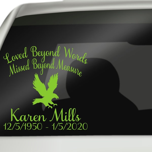 Missing You Car Decal - Etsy
