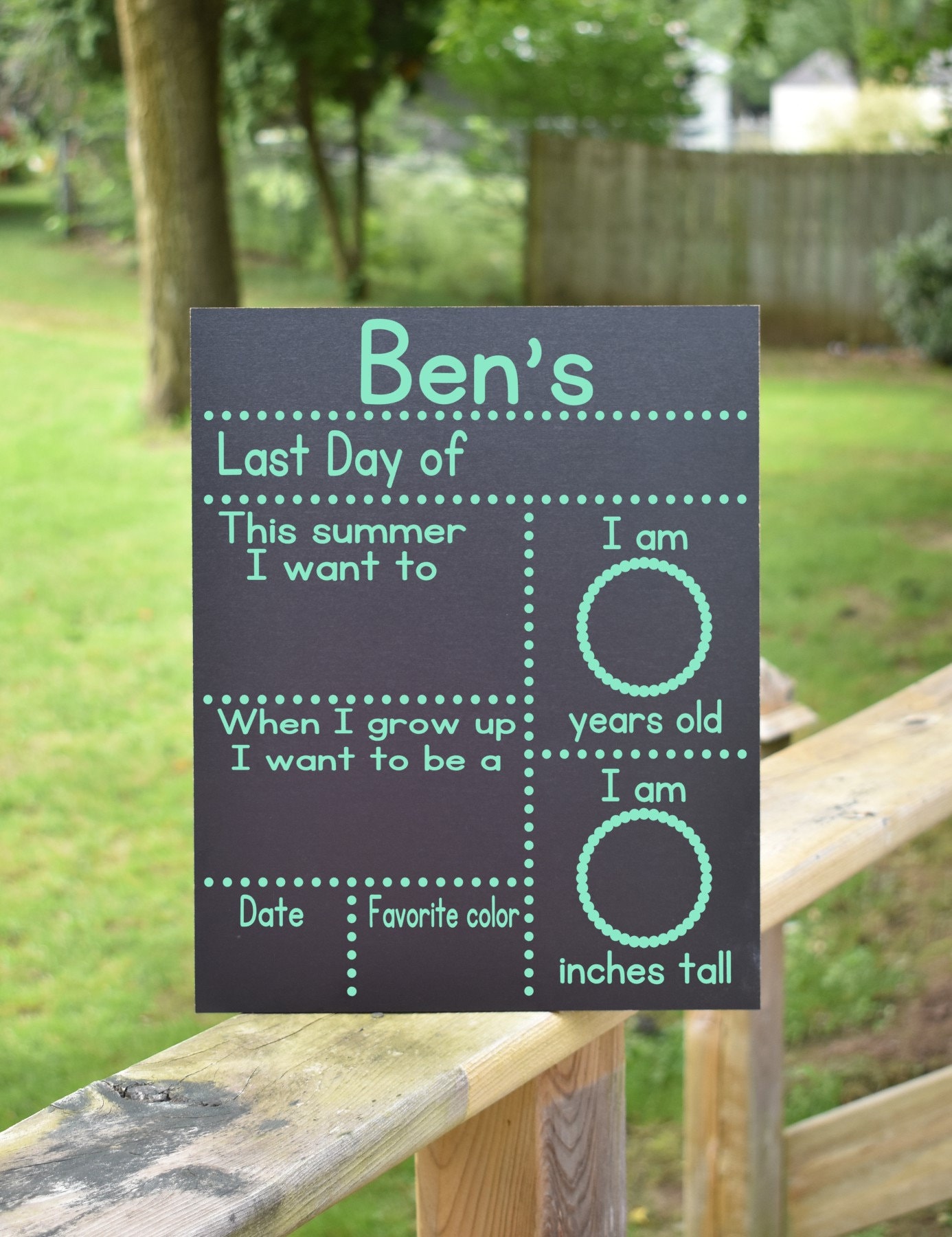 Chalkboard First and Last Day of School Sign 1st & Last Day | Etsy