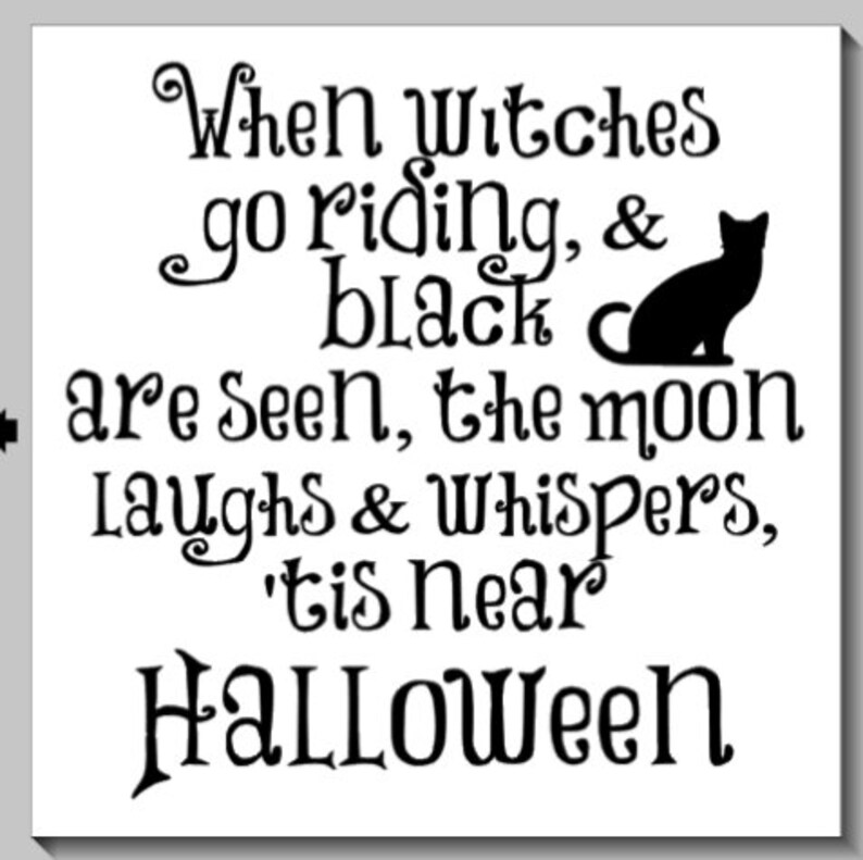 When Witches Go Riding and Black Cats Are Seen, the Moon Laughs ...