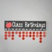 Class Birthday Sign Classroom Birthday Sign Teacher Gift - Etsy