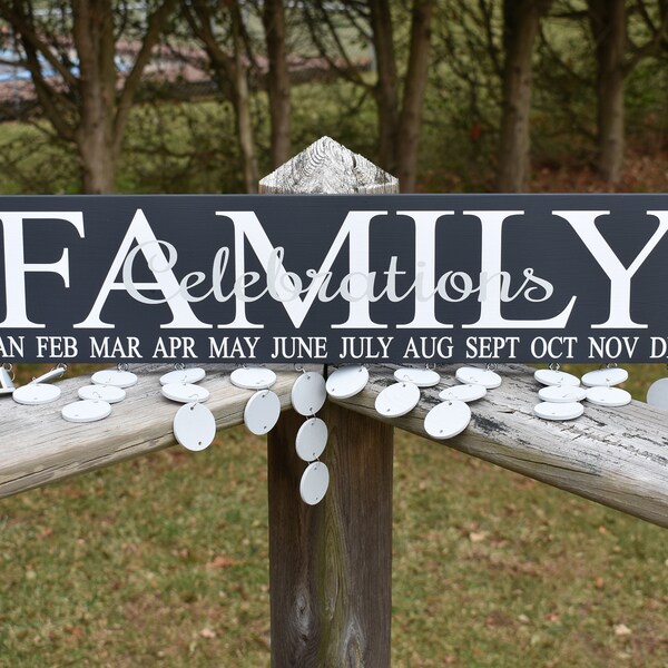 Family Birthday Sign - Etsy