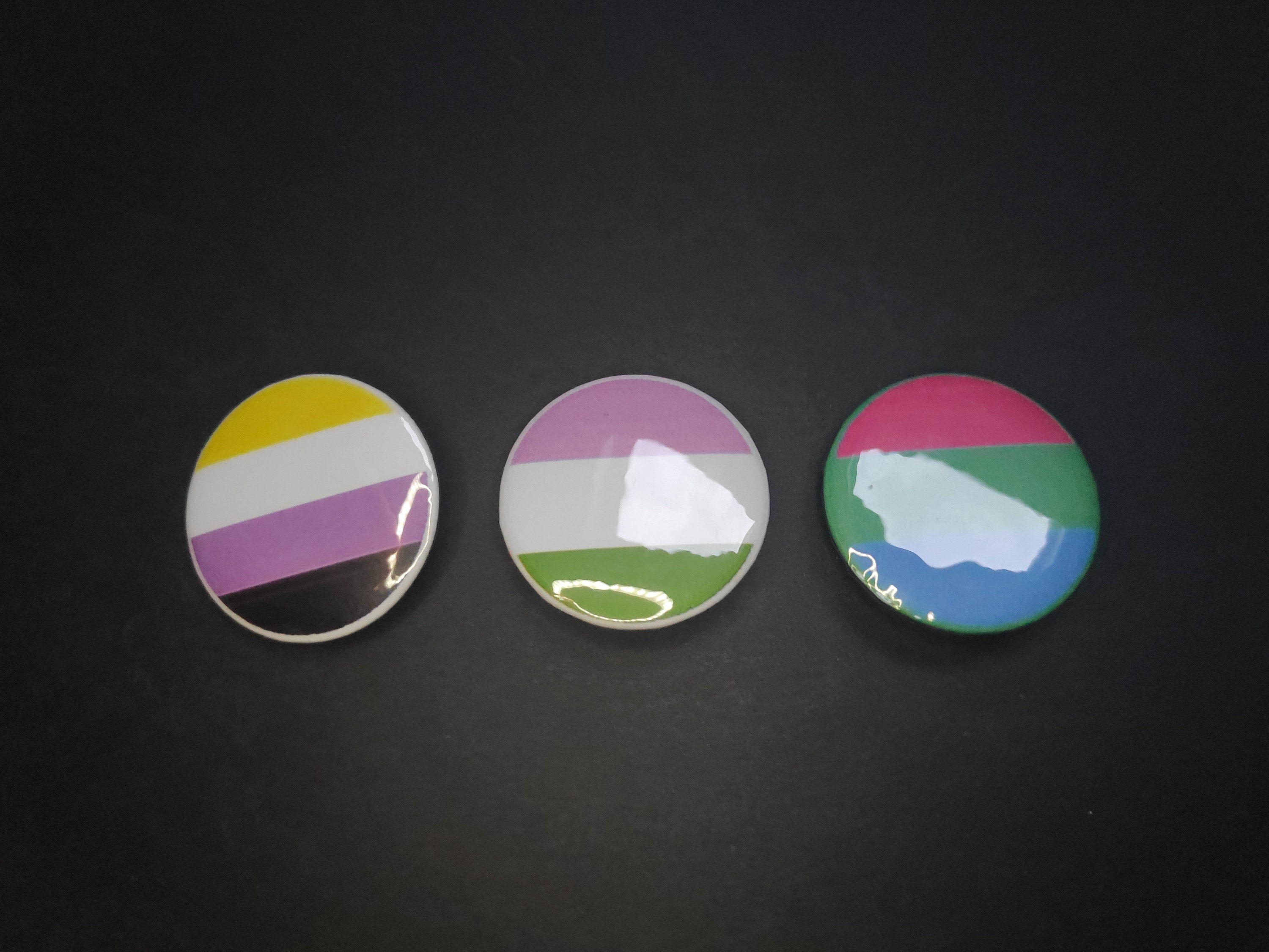 Pride Flag LGBTQ Buttons Pride Pins - Etsy
