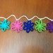 Crochet Flower Pattern / Tutorial: String of Flowers Flower - Etsy