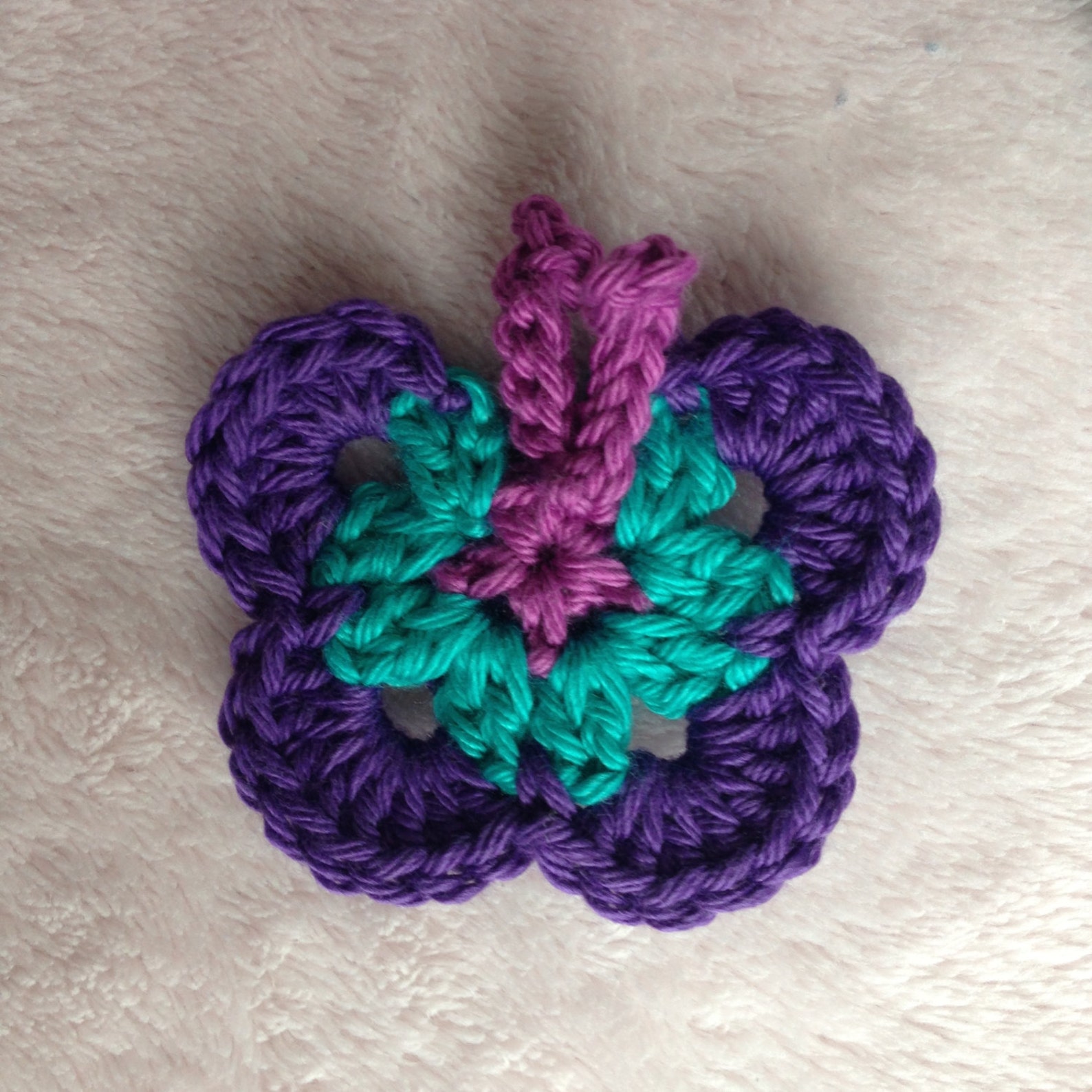 Crochet Butterfly Pattern / Tutorial: Crochet Butterfly Coasters ...