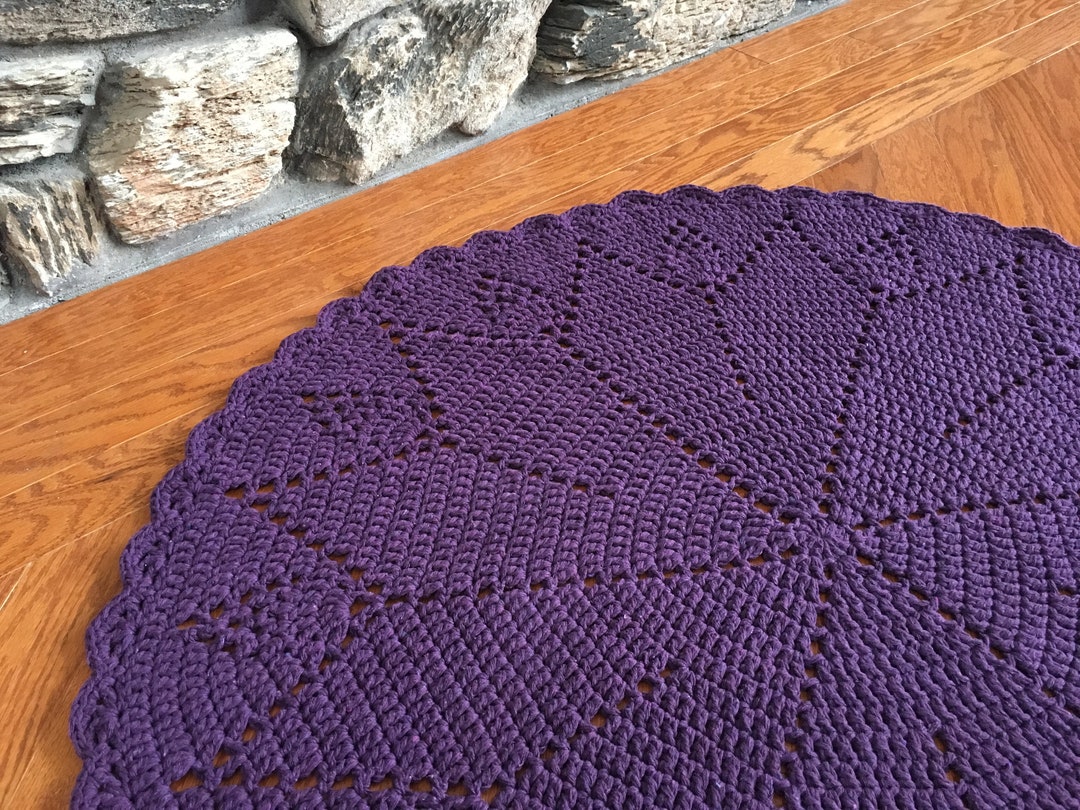 Crochet Rug Pattern, Crochet Doily Pattern, Crochet Pattern, Crochet ...