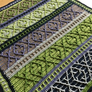 Crochet Blanket Pattern / Tutorial: Inscribed Blanket Crochet Pattern ...