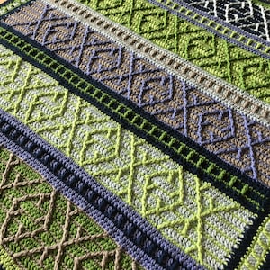 Crochet Blanket Pattern / Tutorial: Inscribed Blanket Crochet Pattern ...