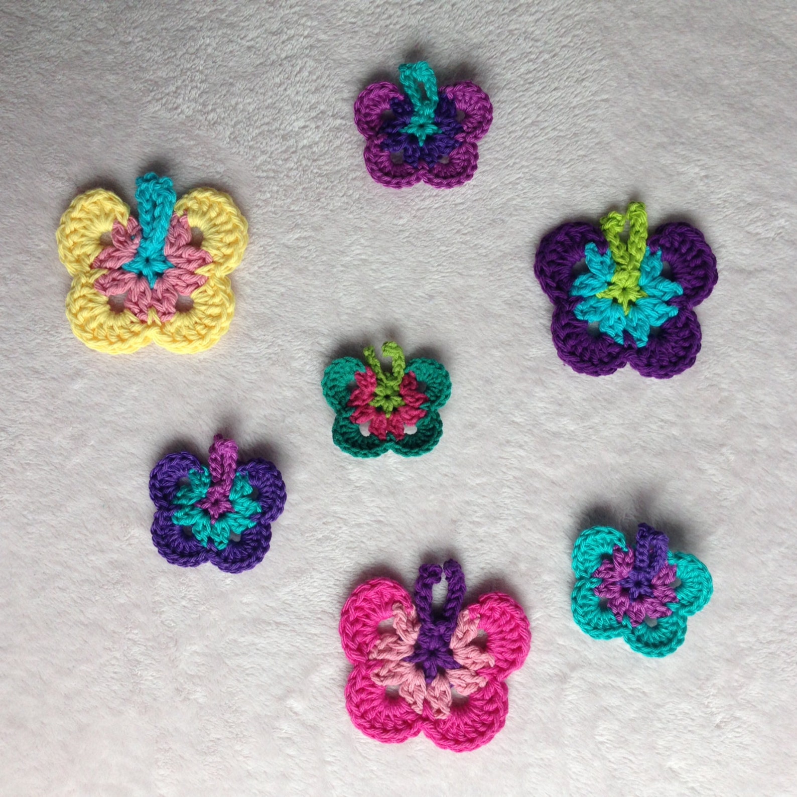 Crochet Butterfly Pattern / Tutorial: Crochet Butterfly - Etsy
