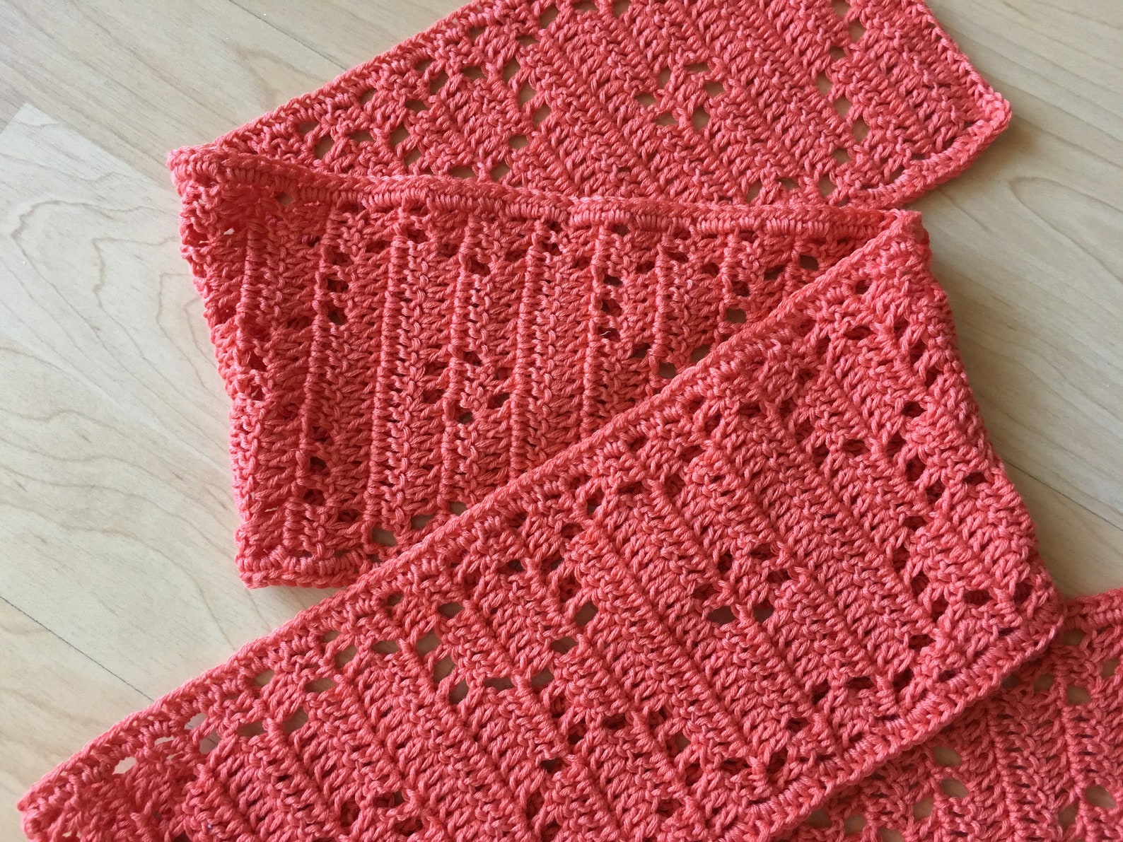 Crochet Pattern, Scarf Pattern, Crochet Scarf Pattern, Filet Crochet ...
